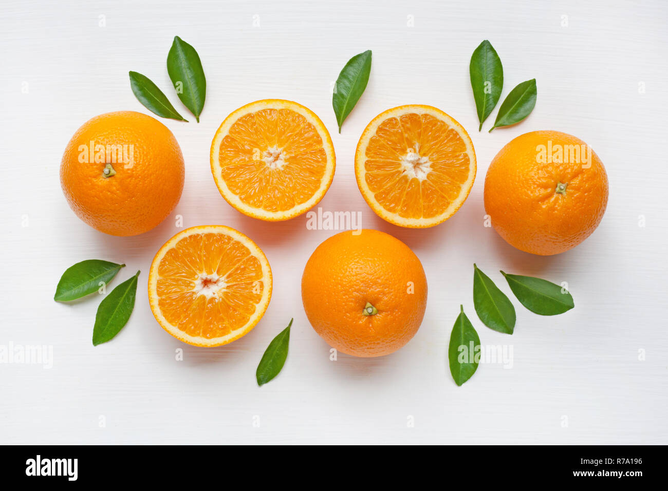 Fresh orange citrus fruit isolated Stock Photo - Alamy