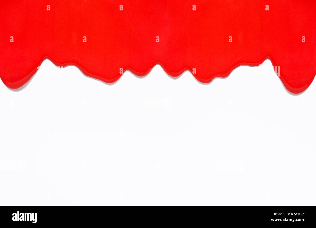 Red color dripping, Color Dropping Background Stock Photo - Alamy