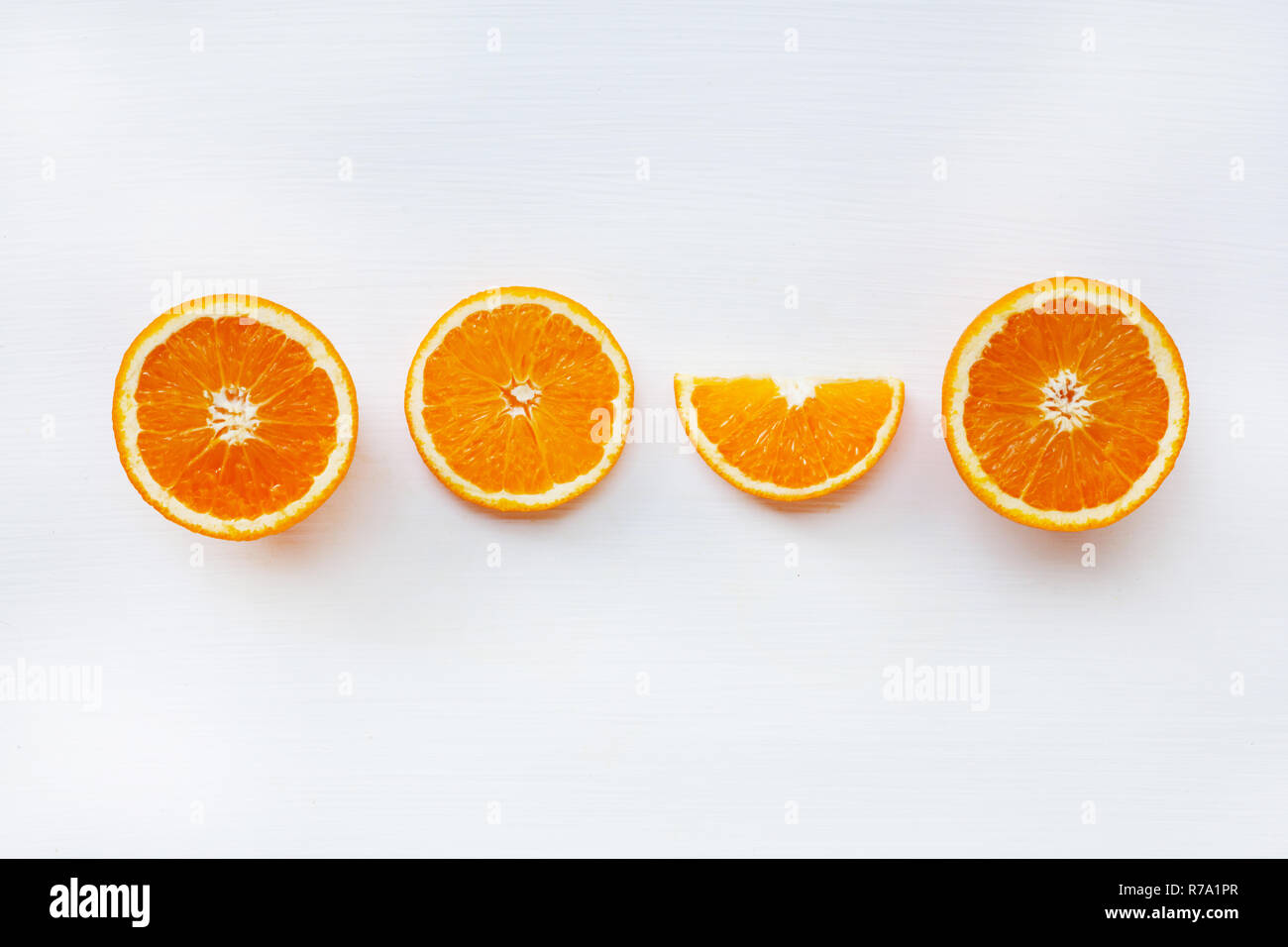 Fresh orange citrus fruit isolated Stock Photo - Alamy