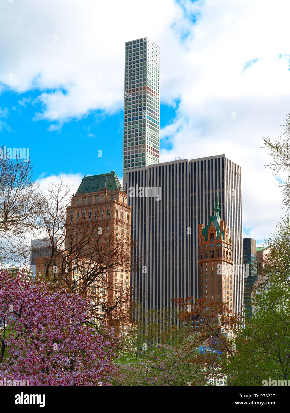 building skyscrapers manhattan new york city usa or america Stock Photo ...