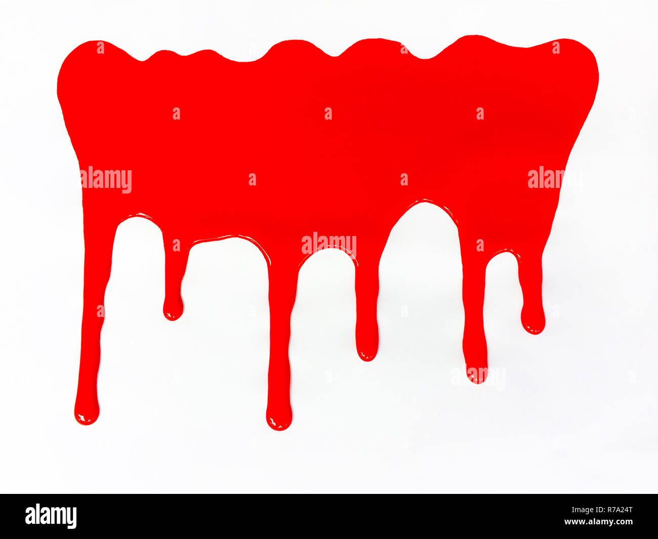 Red color dripping, Color Dropping Background Stock Photo - Alamy