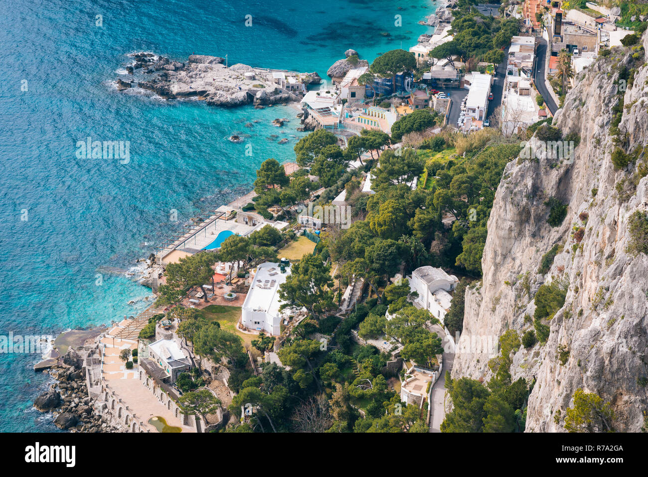 Marina piccola beach capri hi-res stock photography and images - Alamy
