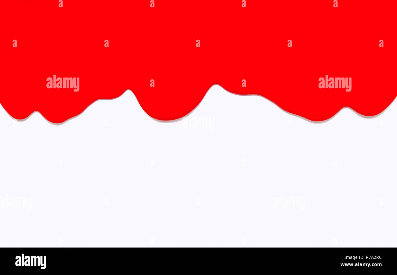 Red color dripping, Color Dropping Background Stock Photo - Alamy