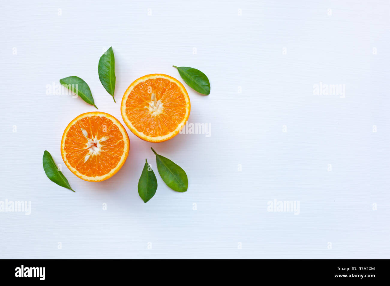 Fresh orange citrus fruit isolated Stock Photo - Alamy