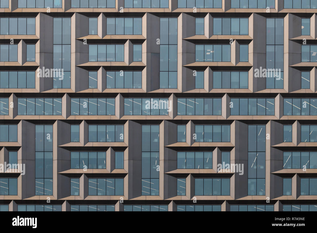 Windows of office building Stock Photo - Alamy