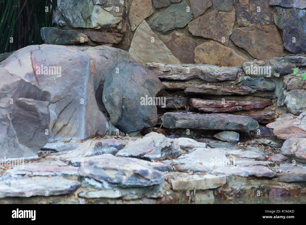 Dried Up Waterfall Stock Photo - Alamy