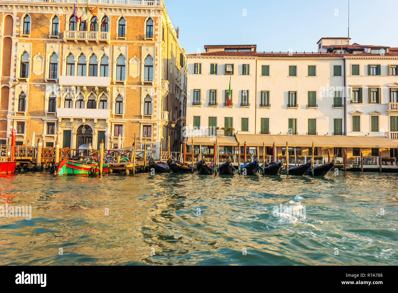 Ca' Giustinian Palace of Venice in the Grand Canal Stock Photo - Alamy