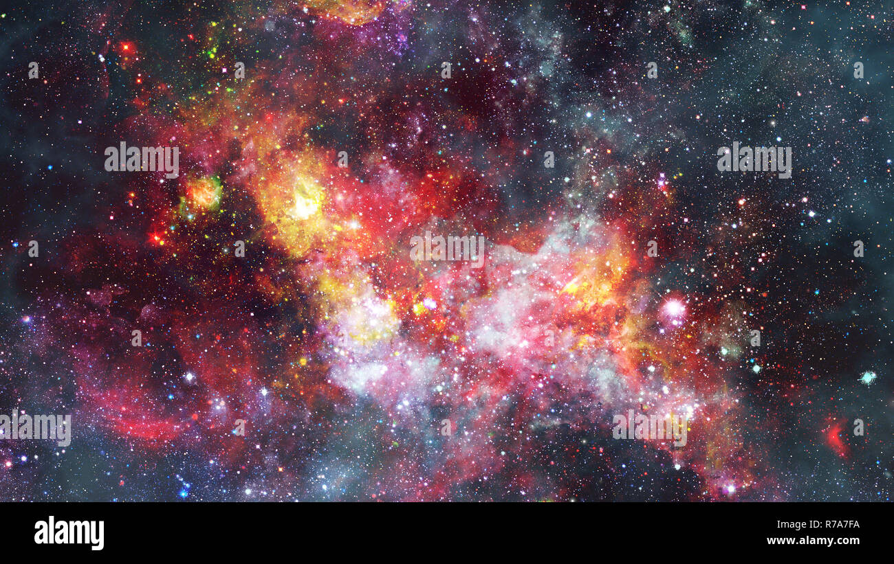 The explosion supernova. Bright Nebula. Elements of this image ...