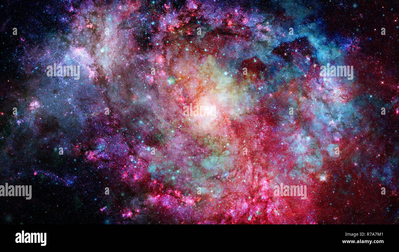 Nebula and open cluster in the universe. Element of this image ...