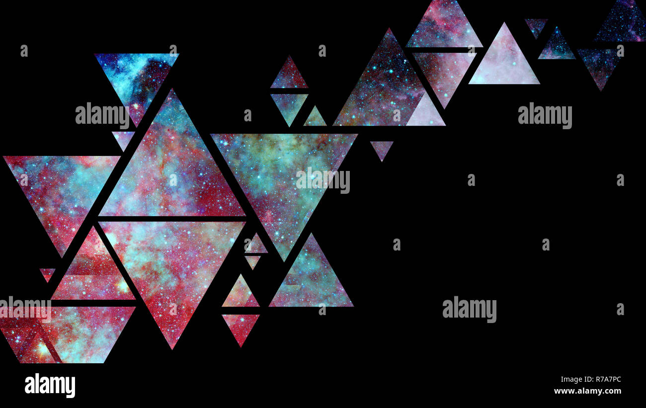 Abstract galaxy geometric background. Elements of this image furnished ...