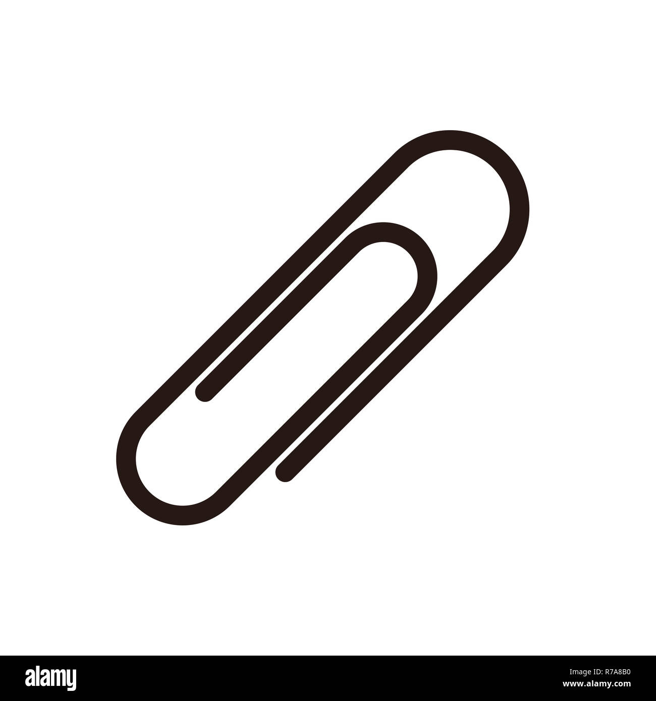 Paperclip icon hi-res stock photography and images - Alamy