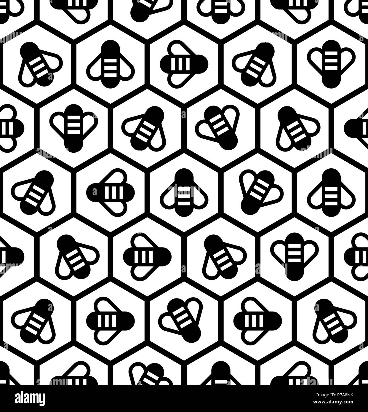 Honey bees Black and White Stock Photos & Images - Alamy