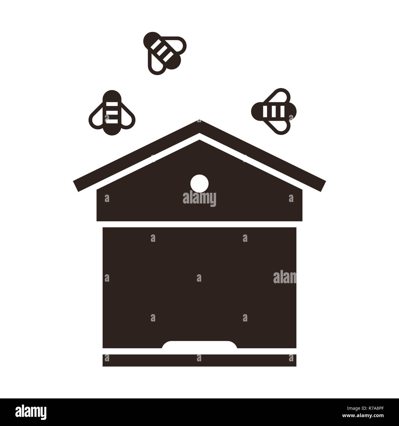 Beehive symbol hi-res stock photography and images - Alamy