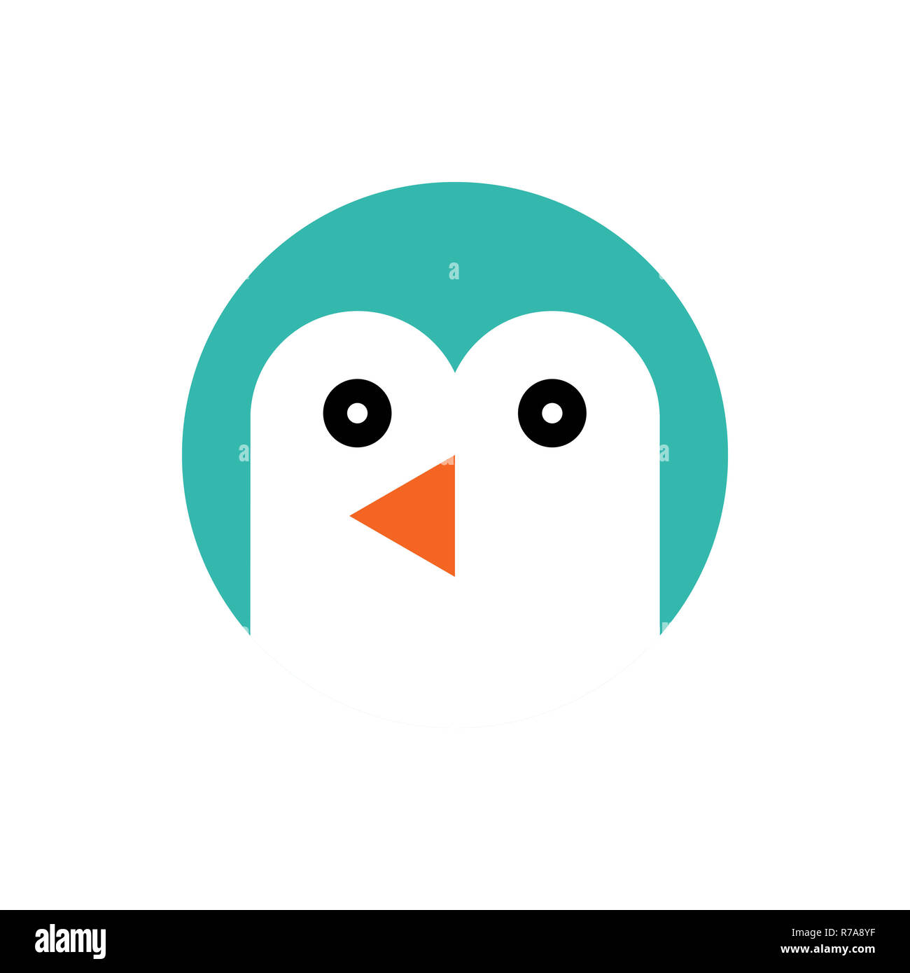 Cartoon face logo Cut Out Stock Images & Pictures - Alamy