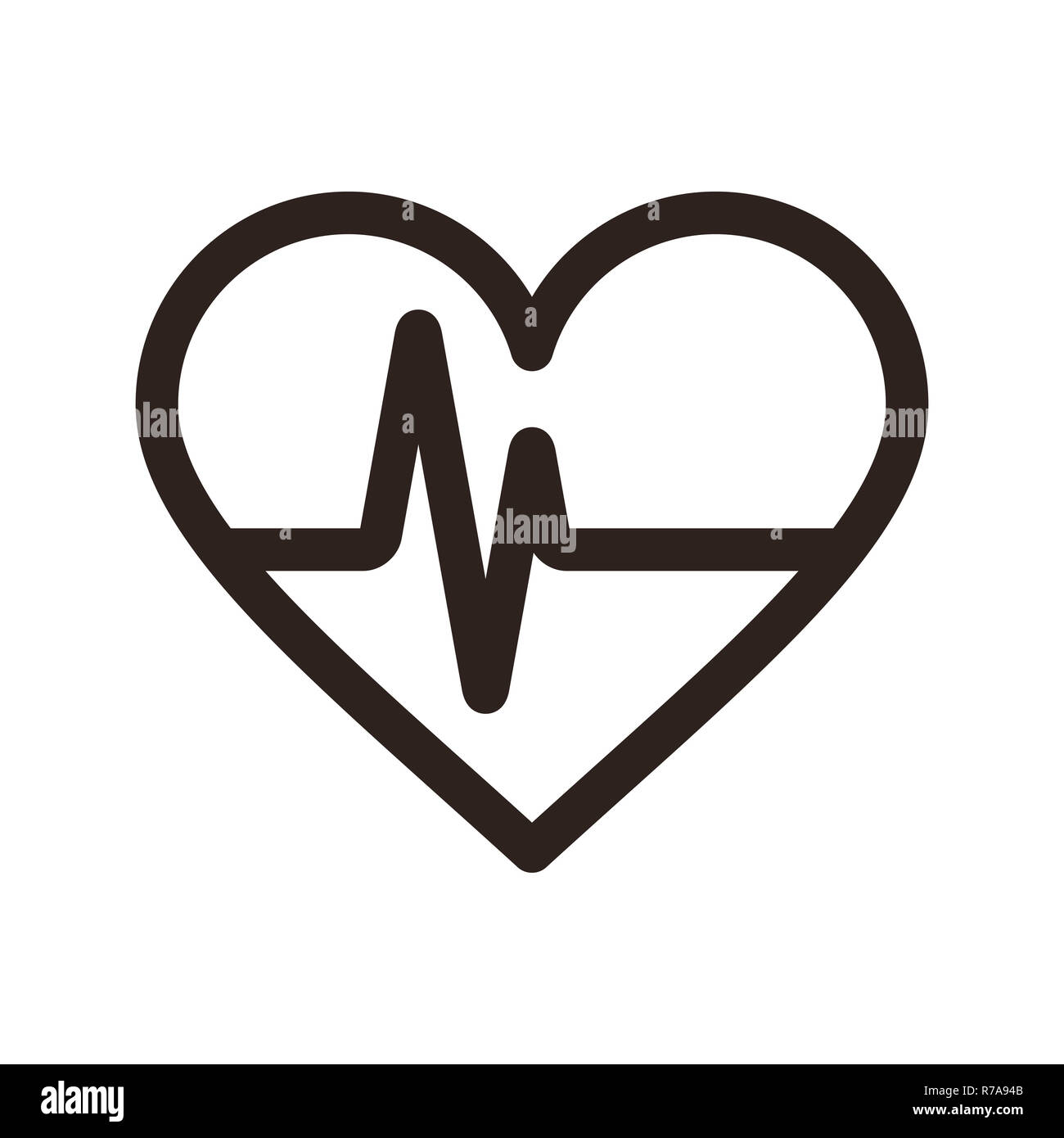 Ecg icon hi-res stock photography and images - Alamy