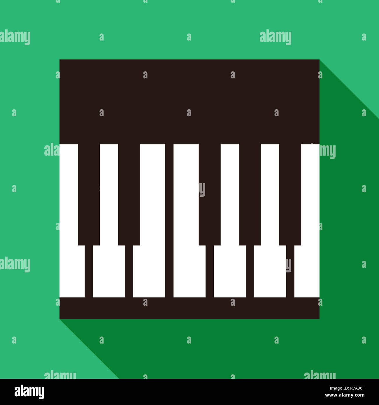 Piano icon. Synthesizer symbol isolated on white background Stock Photo ...