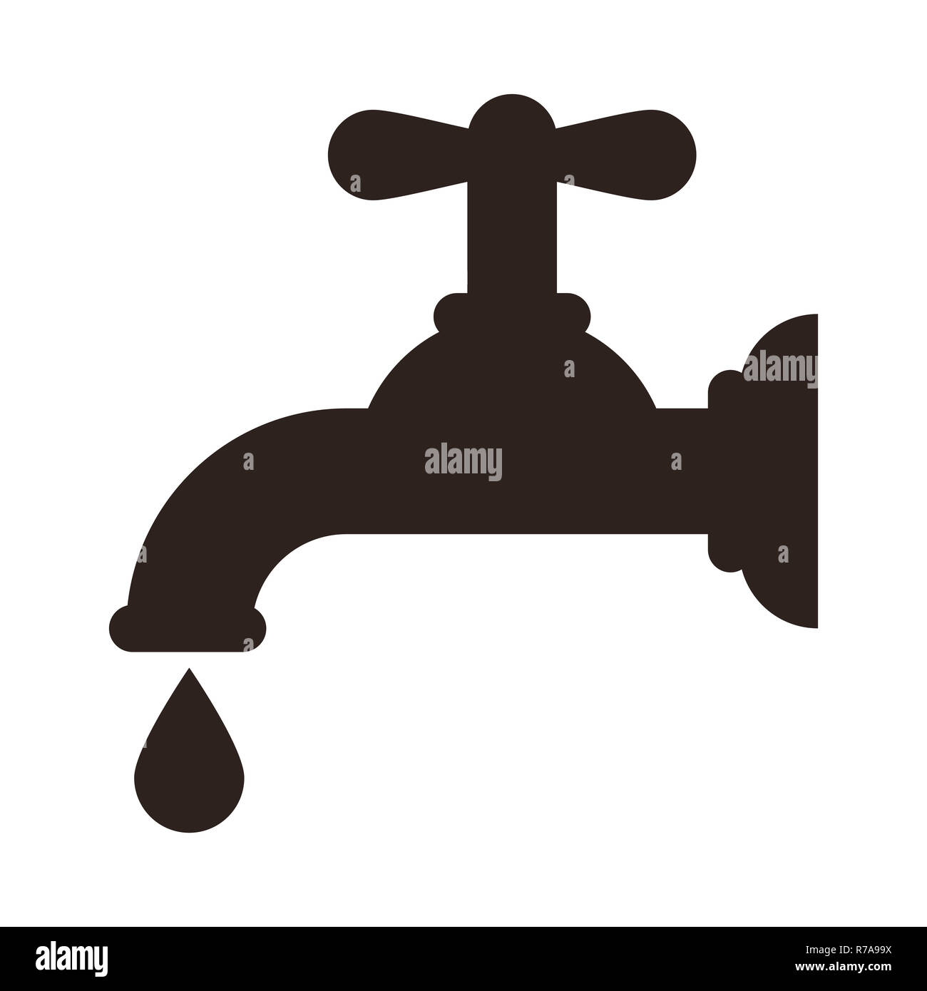 Water tap icon hi-res stock photography and images - Alamy