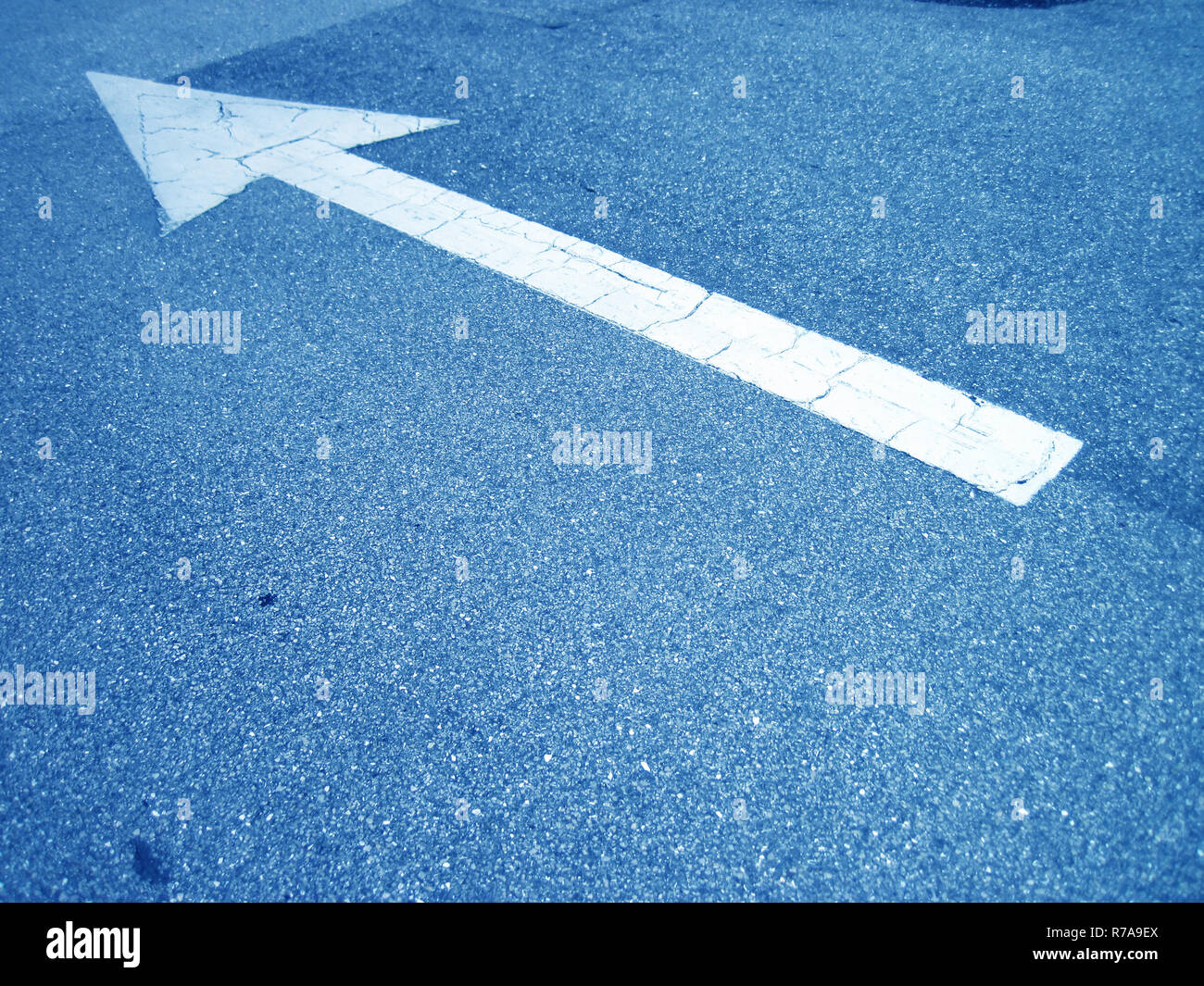 arrow road sign Stock Photo - Alamy