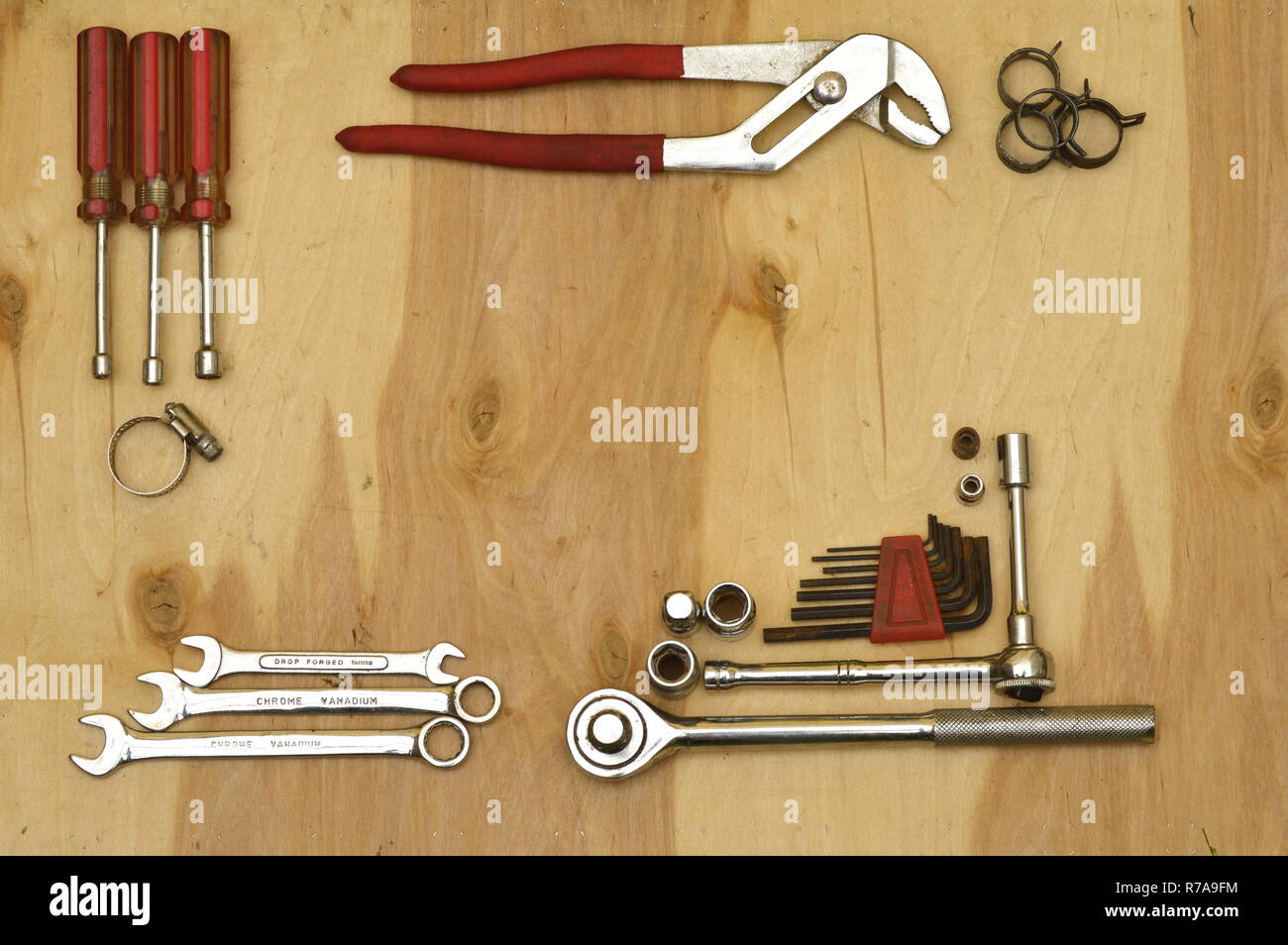 Technical Background with Some tools, Composition of many tools used in ...