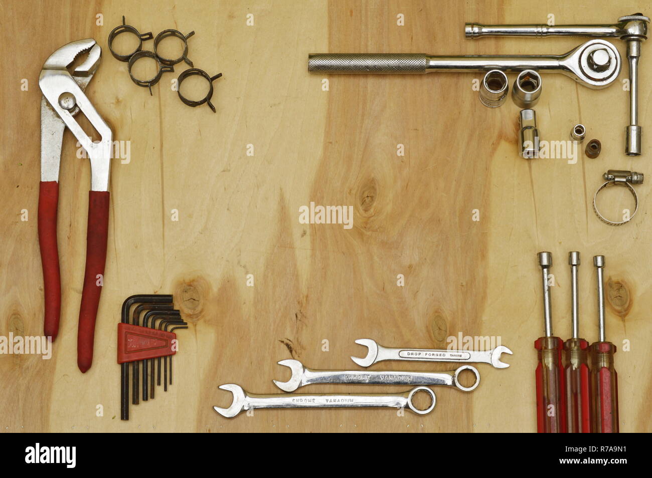 Technical Background with Some tools, Composition of many tools used in ...