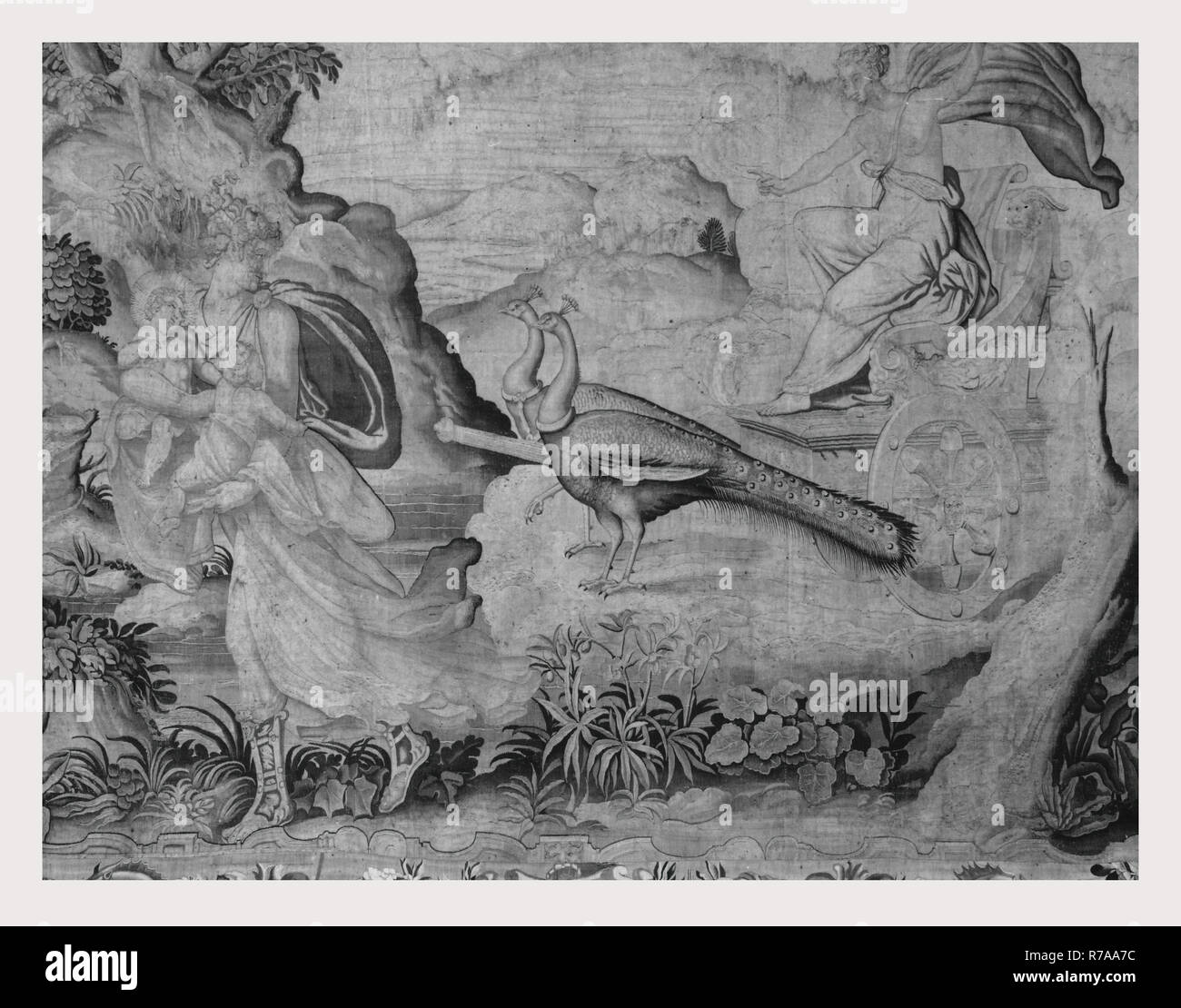 Latona gives birth to Apollo and Diana on the island of Delos Stock ...