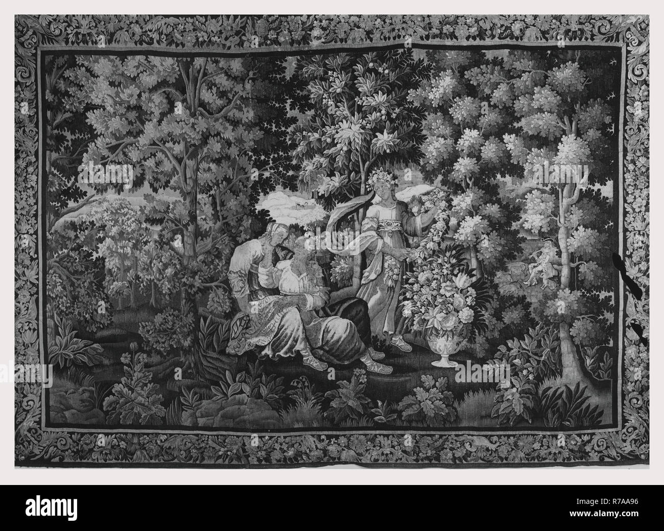 Landscape with Diana and two nymphs Stock Photo - Alamy