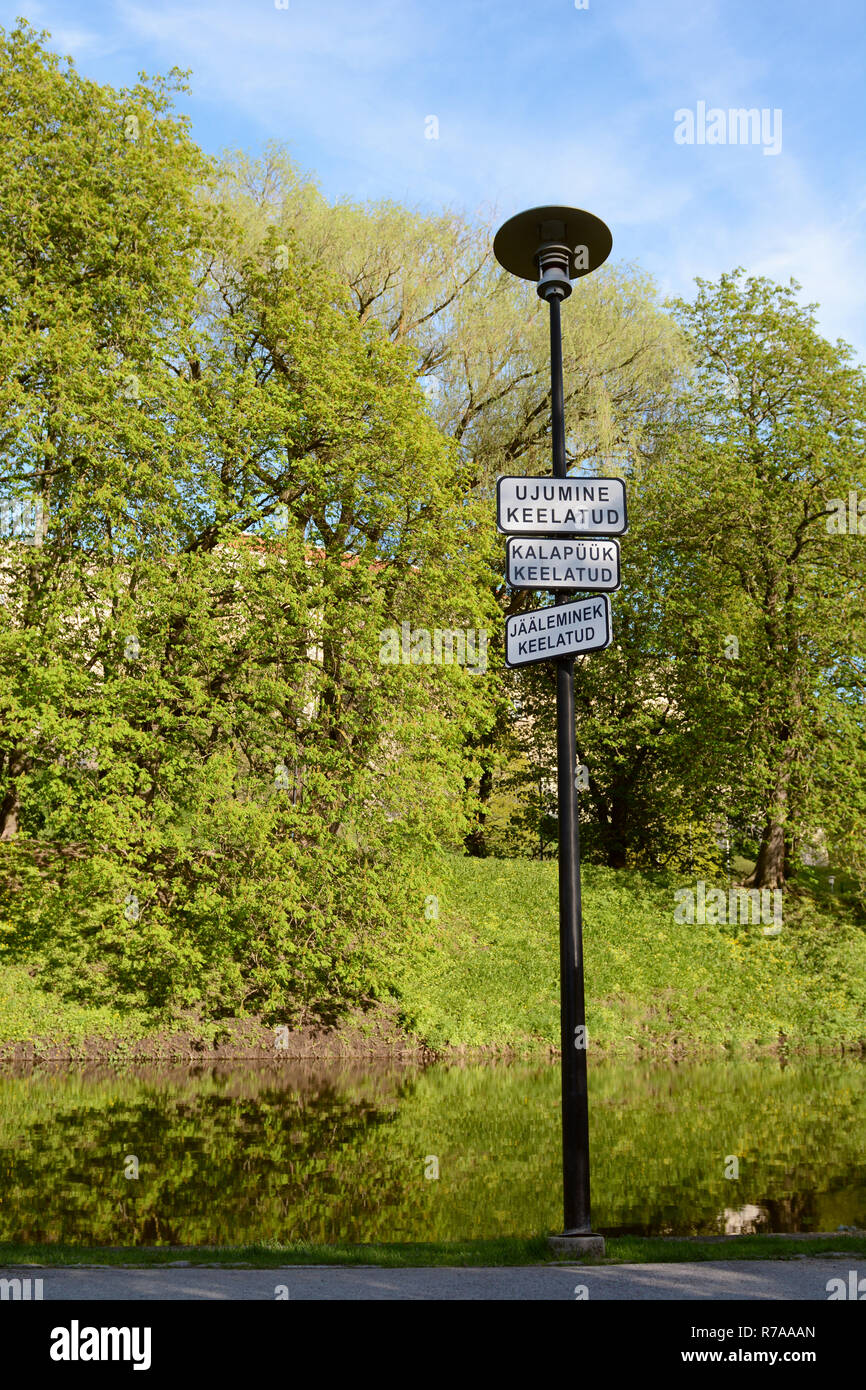 Signs in tallinn hi-res stock photography and images - Alamy