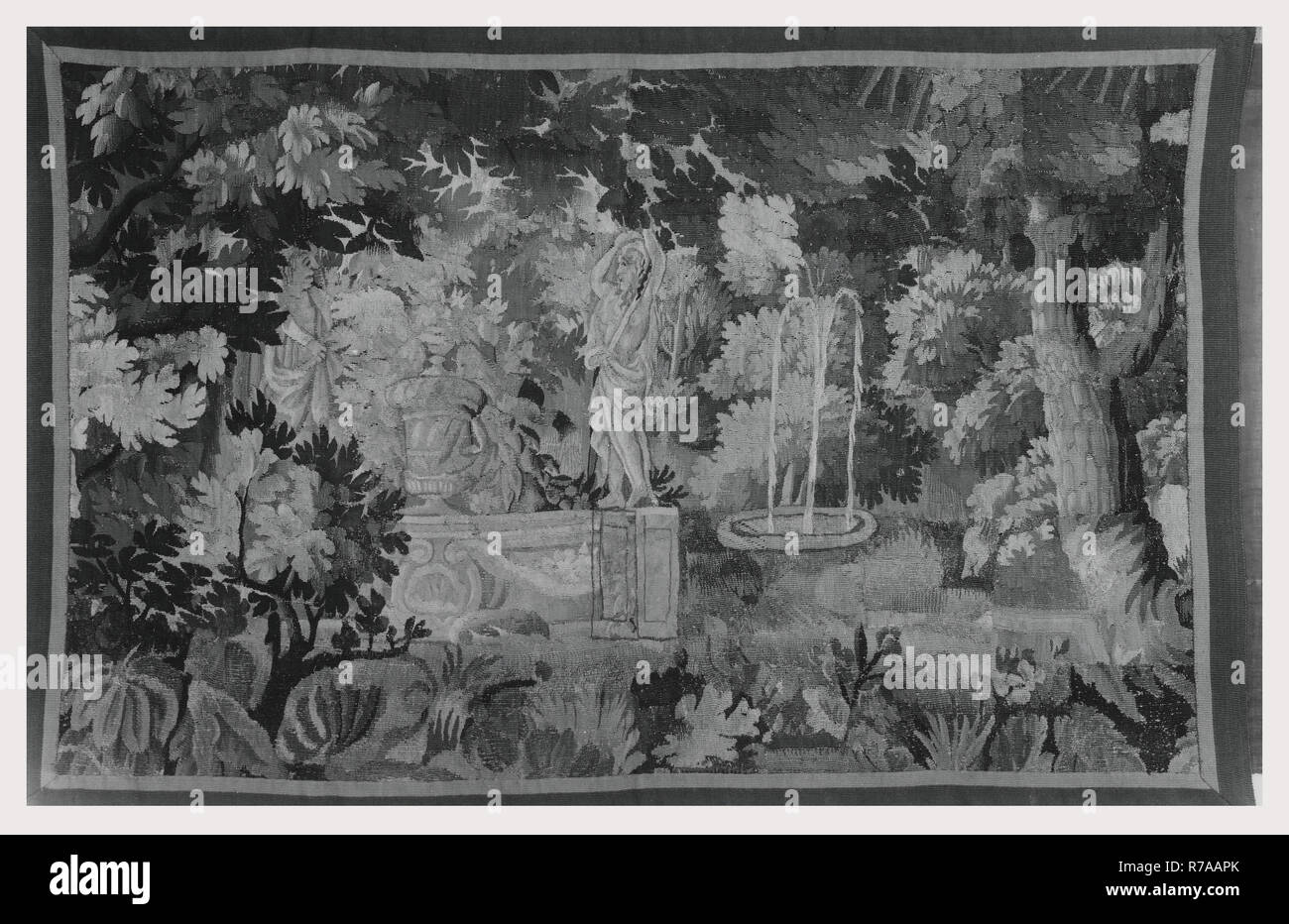 Landscape with statues Stock Photo - Alamy