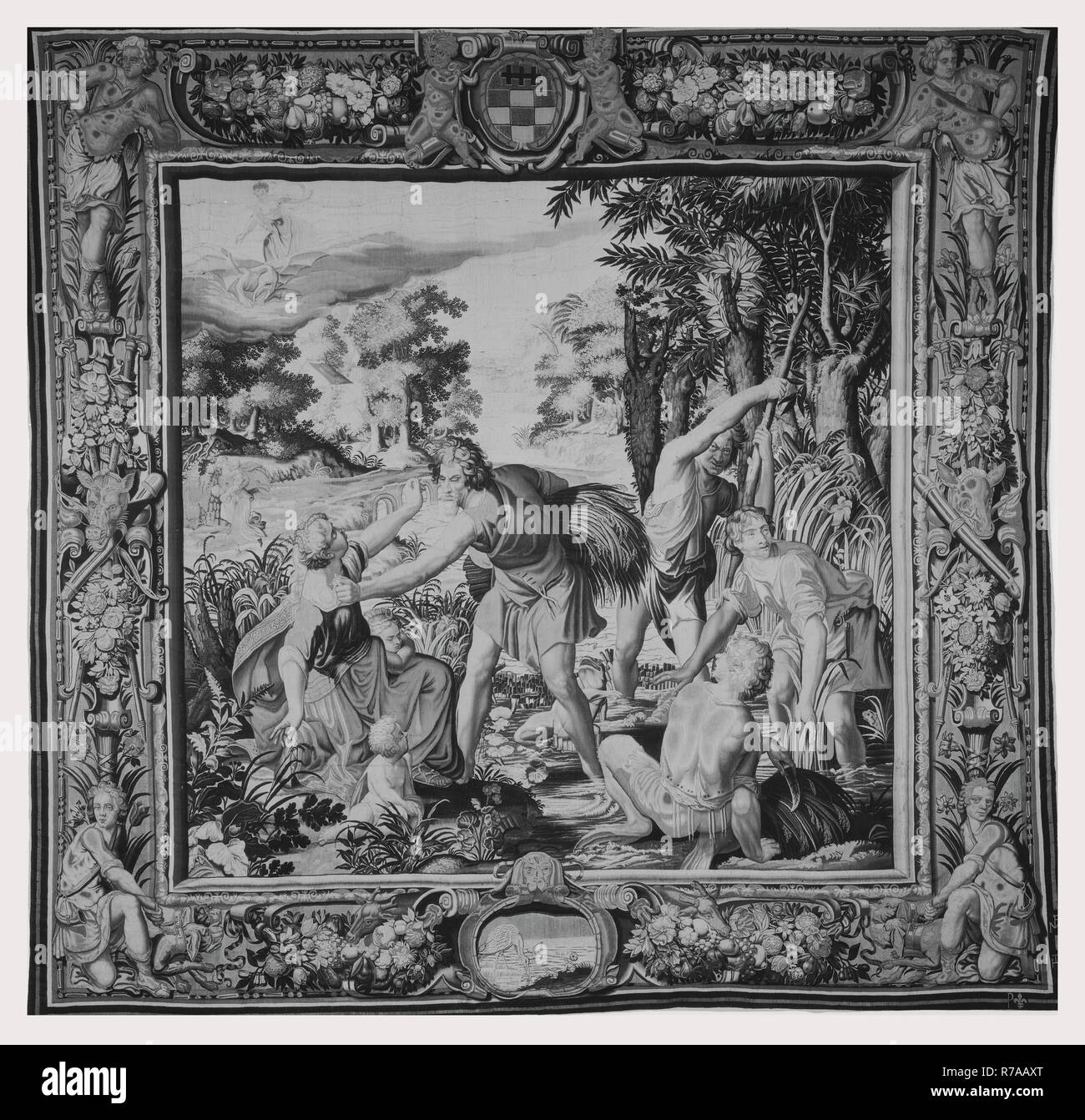 Jupiter (Zeus) changes Lycian farmers into frogs Stock Photo - Alamy