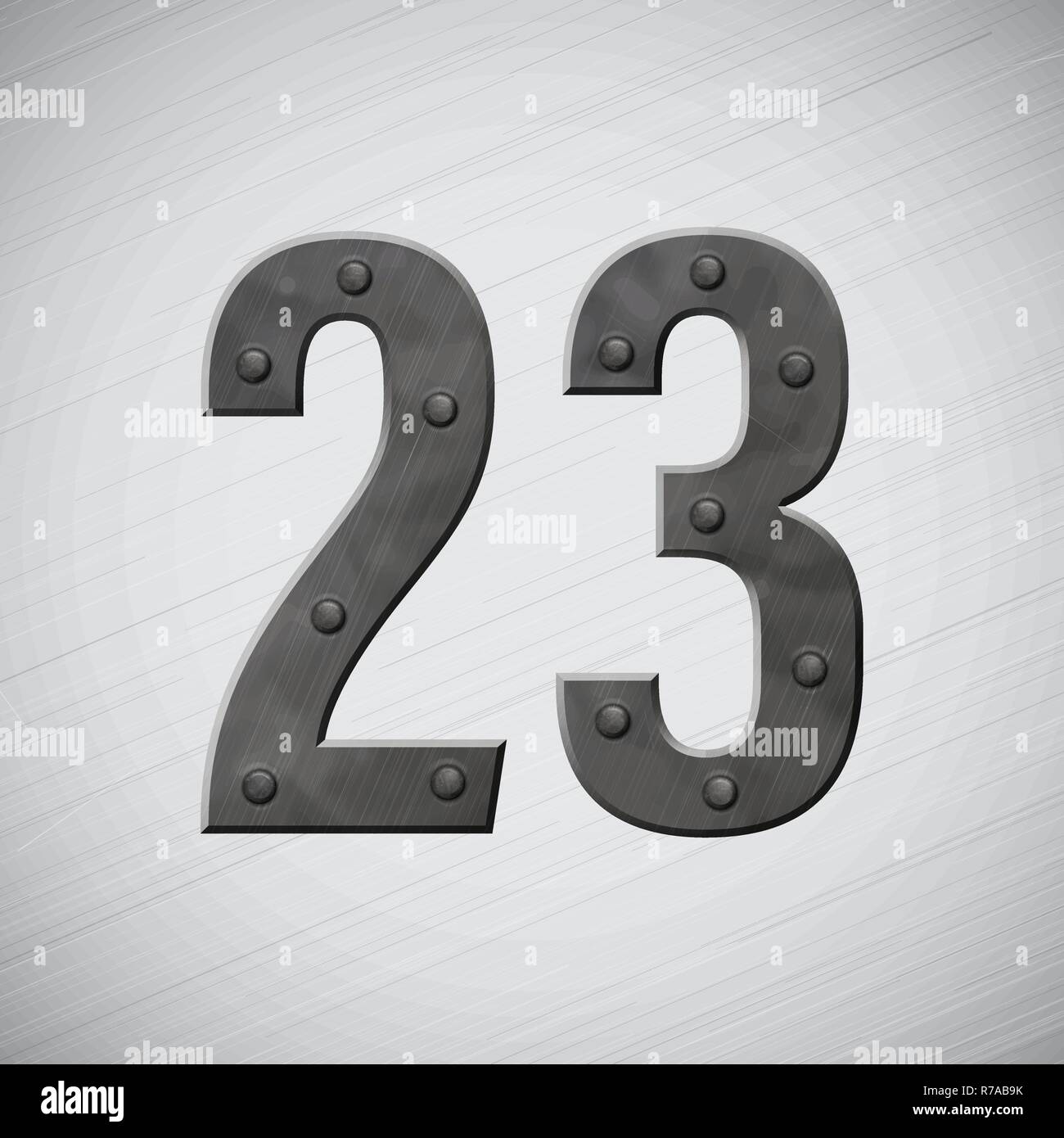 Metal symbols with bolts. Vector illustration Stock Vector Image & Art ...