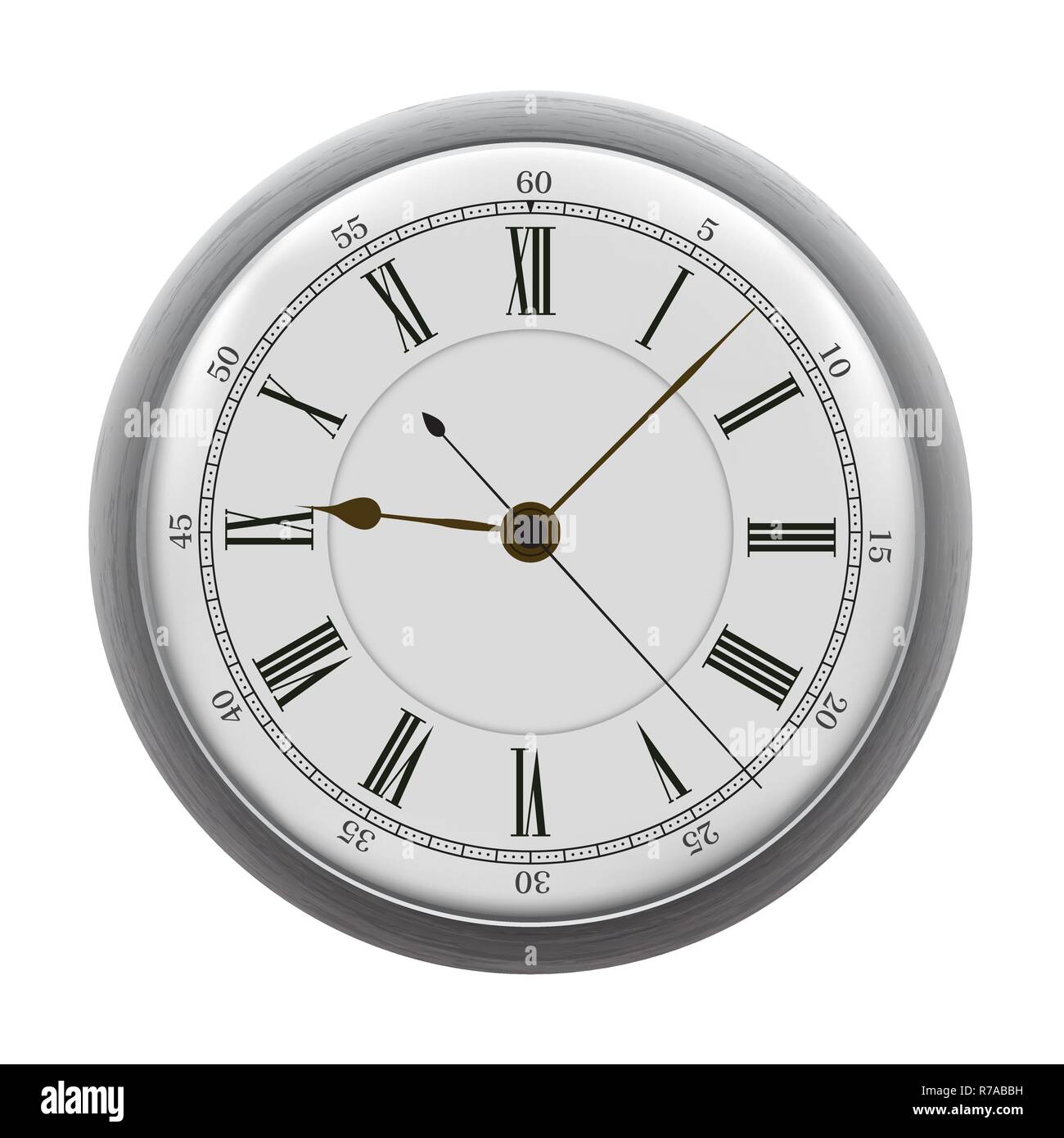 Clock. Vector illustration isolated on white background Stock Vector ...