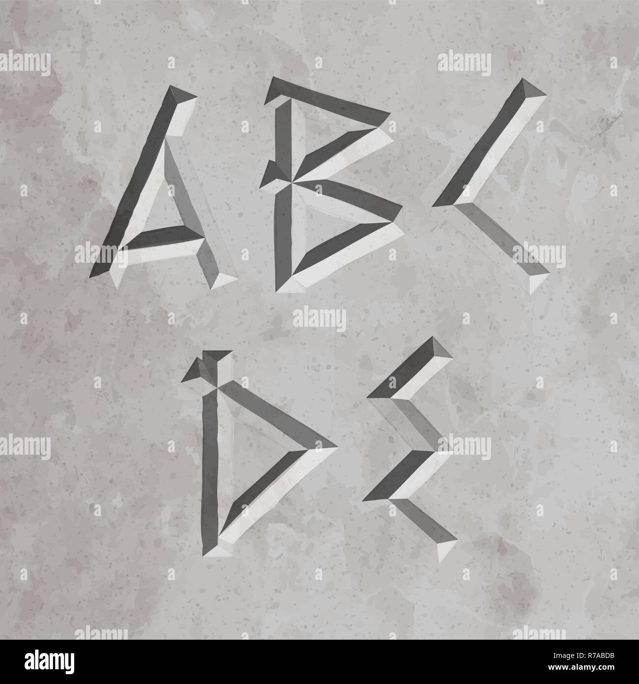 Ancient Greece style letters chiseled in marble. Can be placed over ...