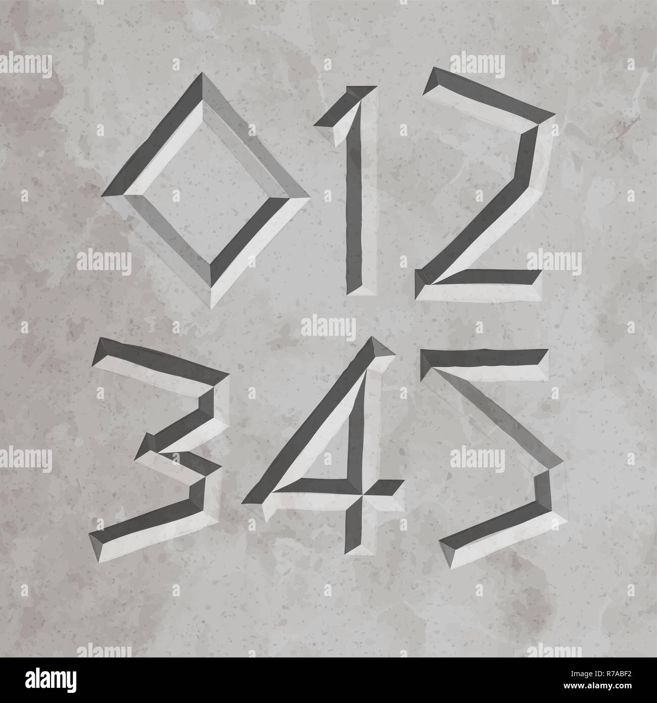 Ancient Greece style letters chiseled in marble. Can be placed over ...