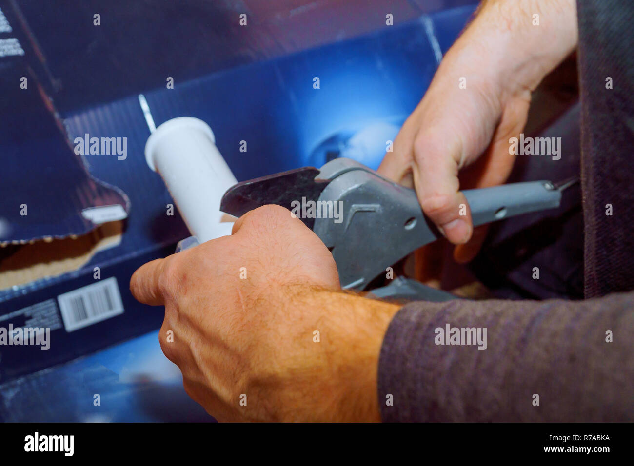 Pvc pipe construction hi-res stock photography and images - Alamy