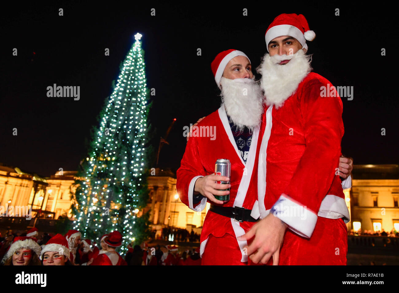 Dressed as santa claus elves hi-res stock photography and images - Alamy