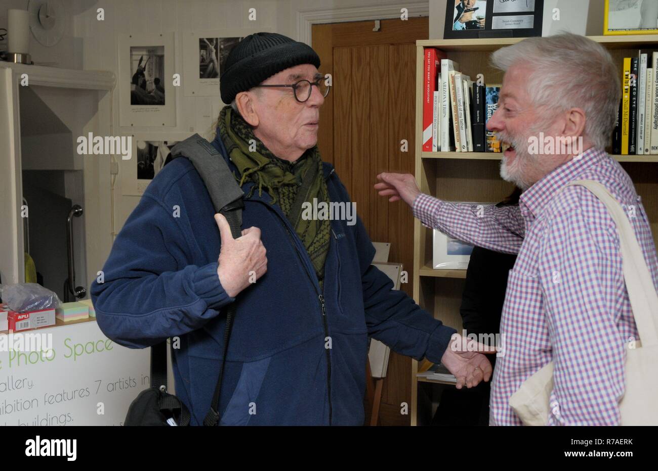 Ludlow, UK, 8th December 2018. Legendary British reportage photographer ...
