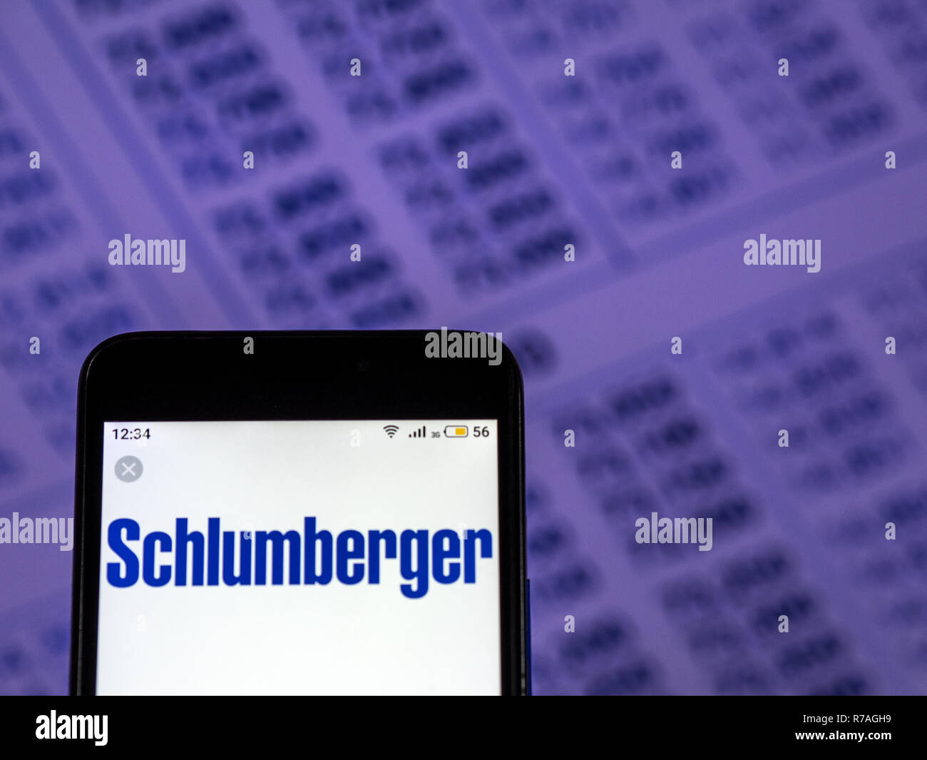 Schlumberger logo hi-res stock photography and images - Alamy