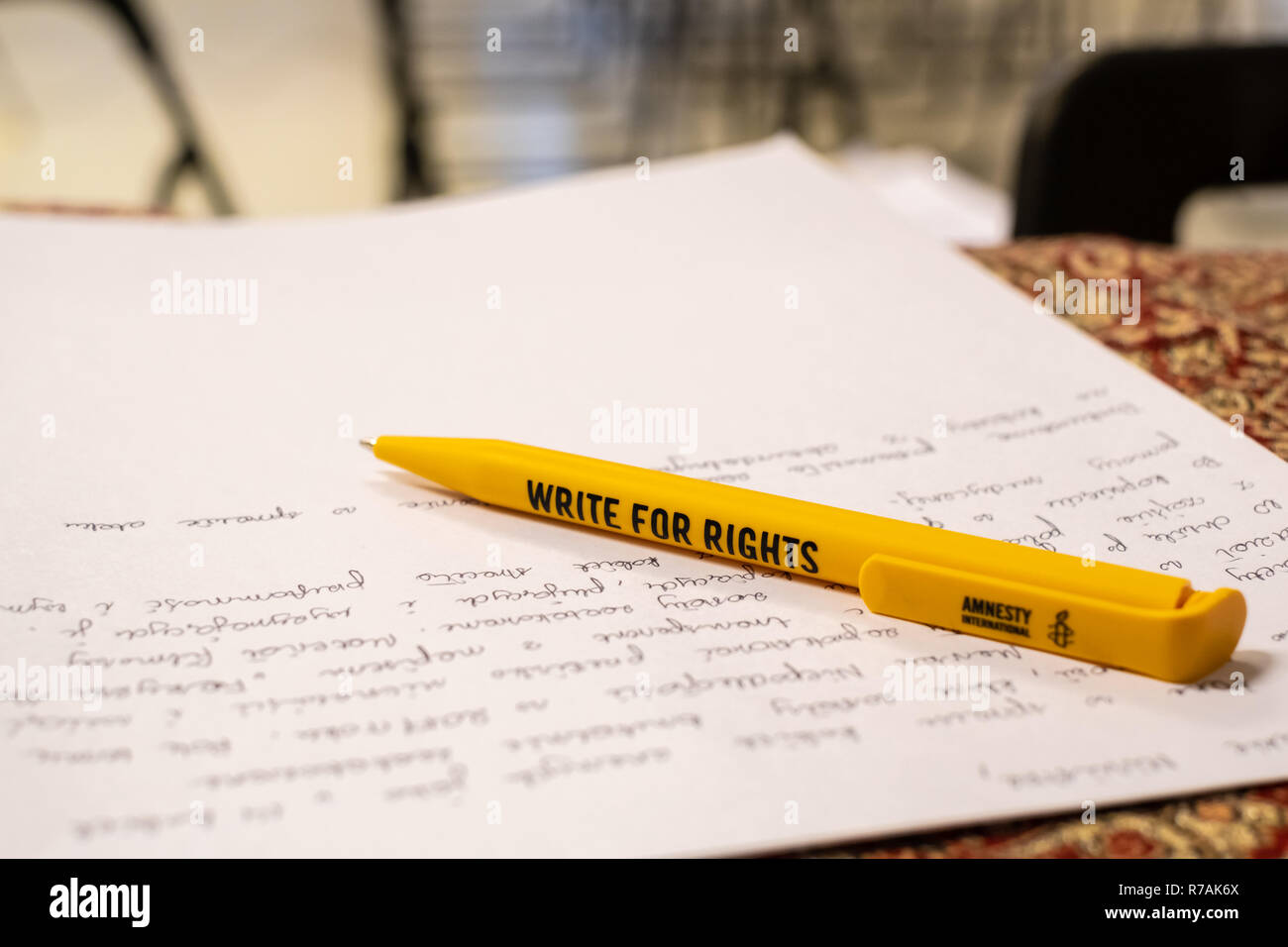 Write for rights amnesty international hi-res stock photography and ...