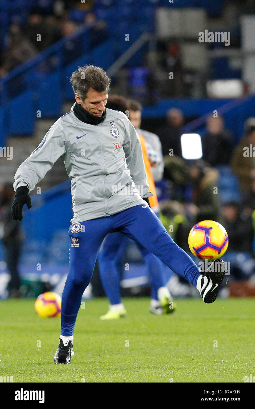 Chelsea FC Assistant manager Gianfranco Zola during the Premier League ...