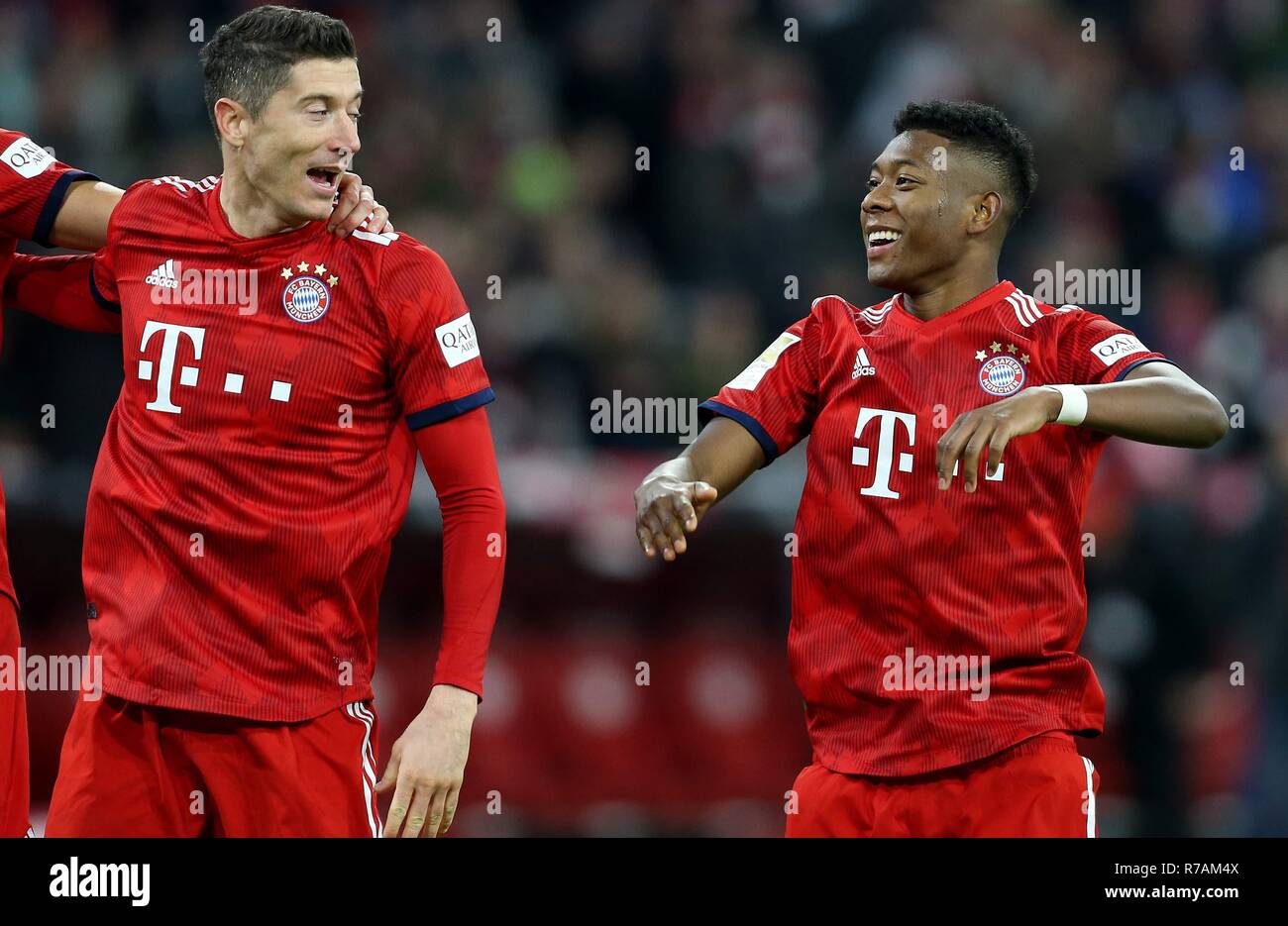 Munich, Germany. 8th December 2018. 1.FC Nvºrnberg, Robert Lewandowski ...