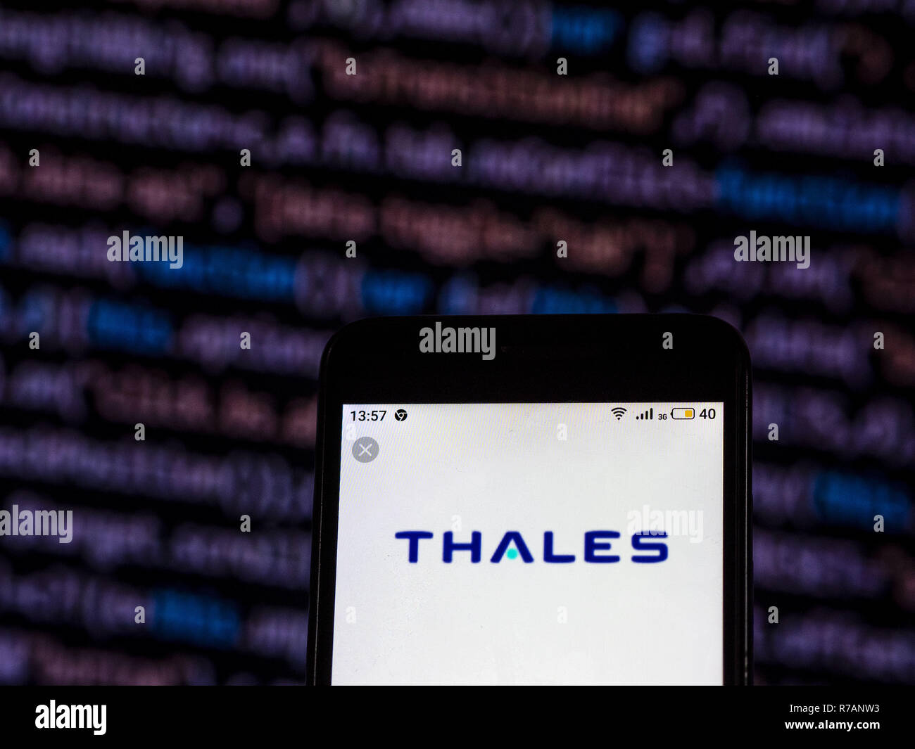 Thales logo hi-res stock photography and images - Alamy