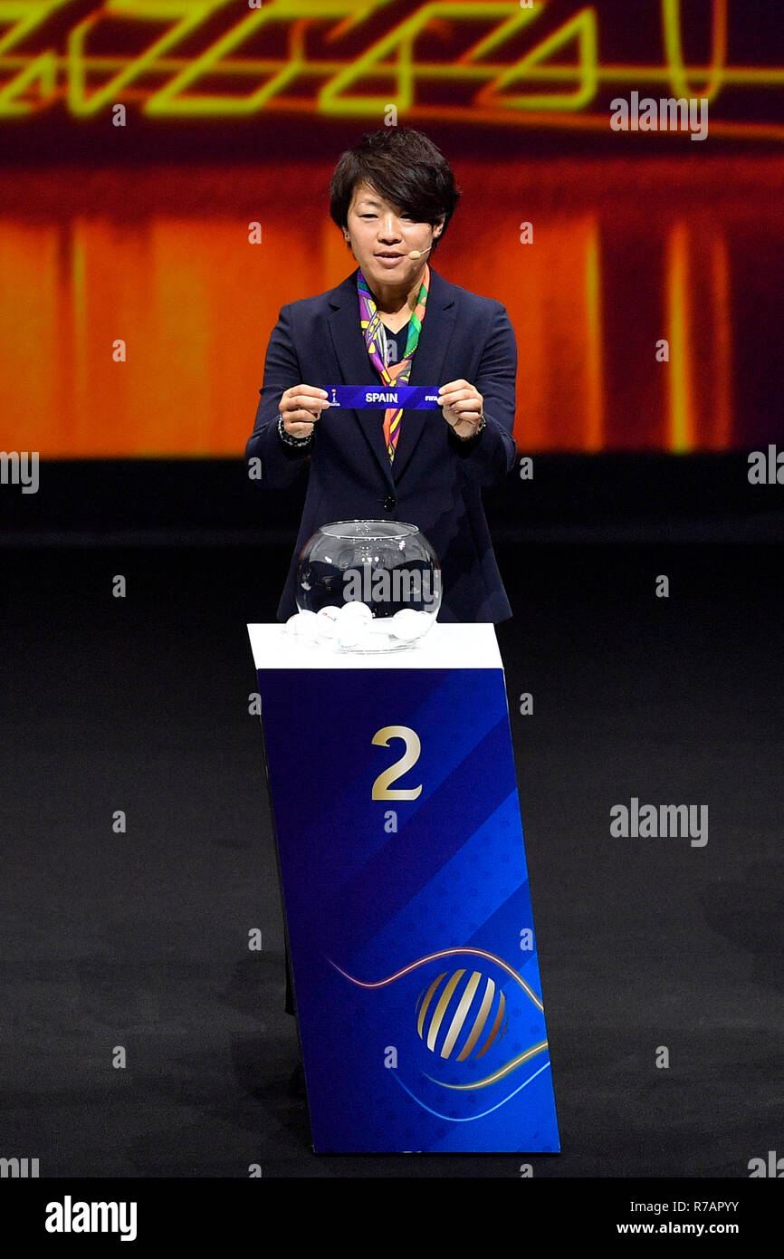 Boulogne, France 8th Dec, 2018. Japanese football player Aya Miyama ...