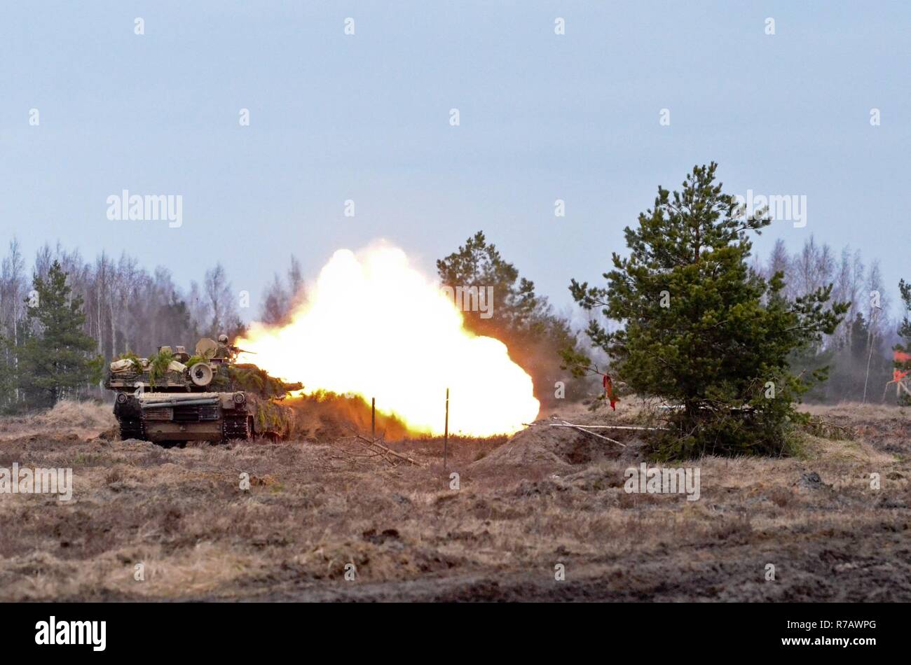 Ādaži, Latvia - Soldiers from Company A, 1st Battalion, 68th Armored ...