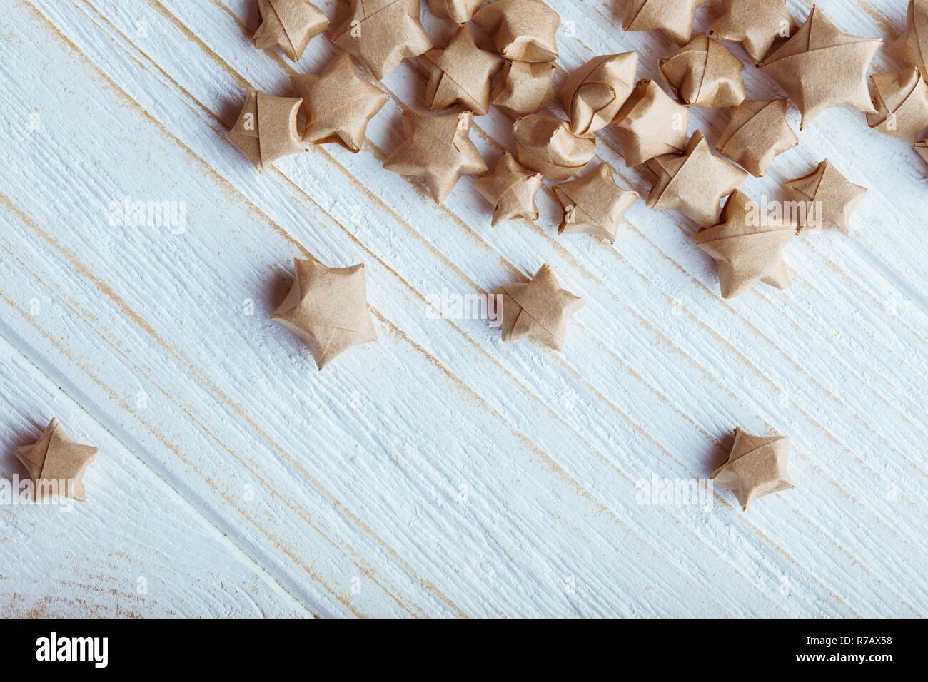 scrapbook background. background stars of kraft paper Stock Photo - Alamy