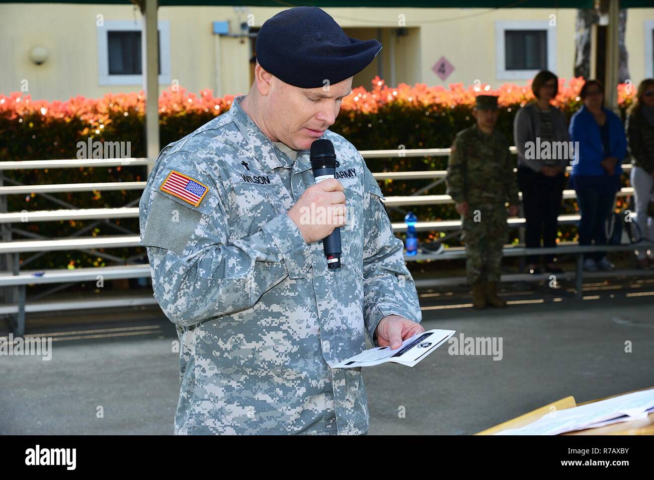 U.S. Army Maj. Daniel Wilson, United States Army Garrison Italy ...
