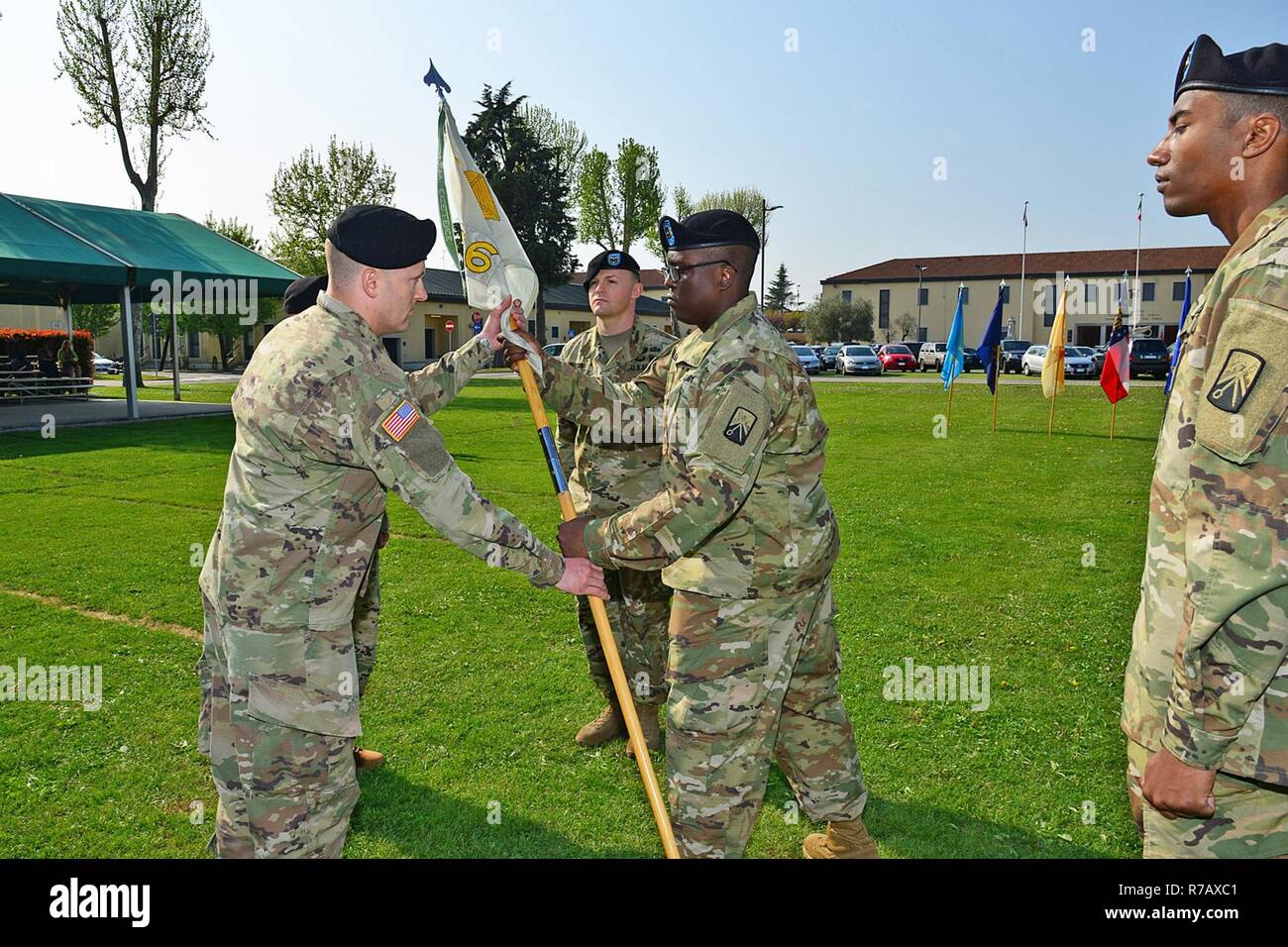 Capt. Timothy Johnson (left), Charlie Detachment 106th Financial ...