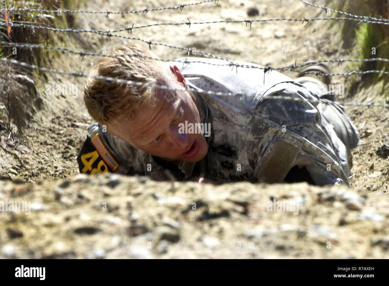 Army Staff Sgt. Erich Friedlein, with the Pennsylvania Army National ...