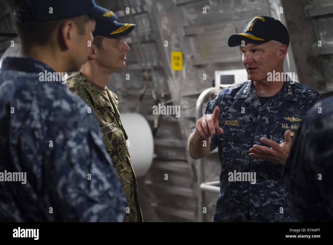 CHANGI NAVAL BASE, Singapore (April 10, 2017) Vice Adm. Tom Rowden ...