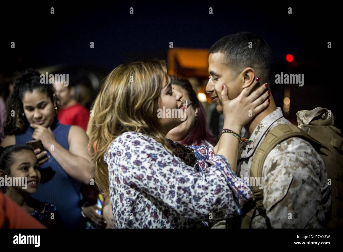 Friends and families of Marines with Marine Tactical Electronic Warfare ...