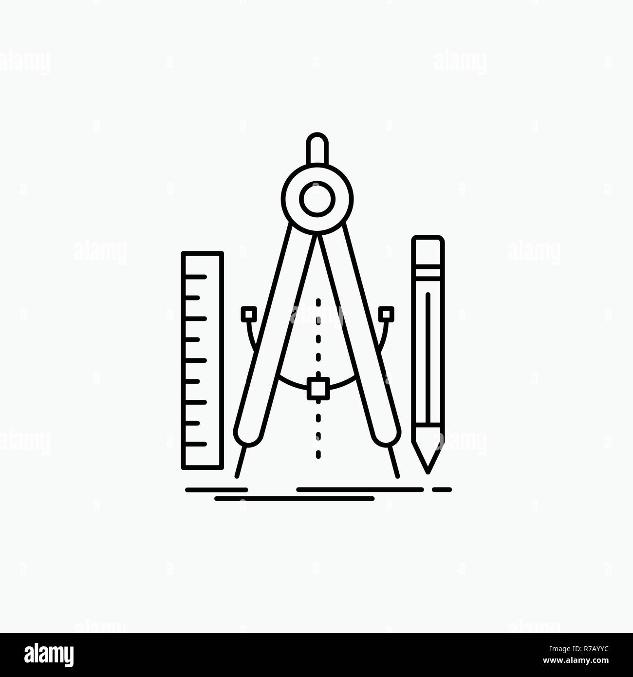 School building line sketch hi-res stock photography and images - Alamy